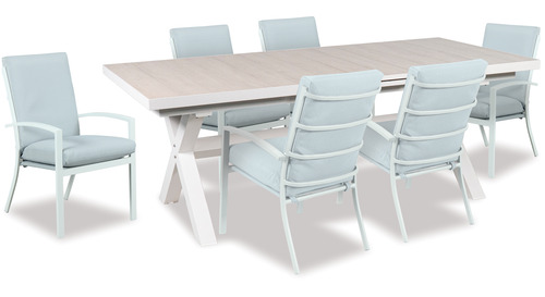 LilacTable & Matzo Chairs x 6 - Danske Mobler Furniture